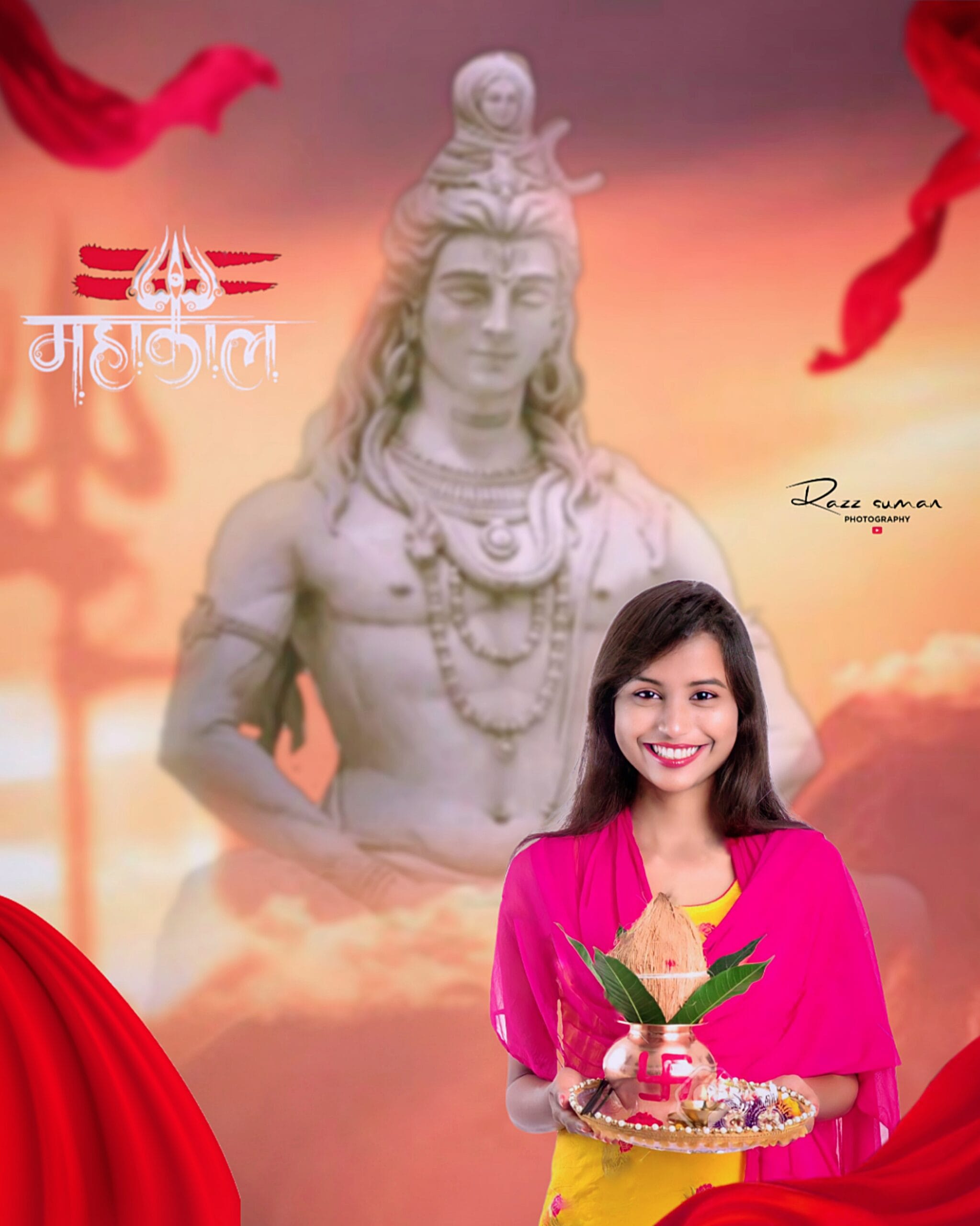 Mahadev Photo Editing Background With Girl Download Full HD - Razz ...