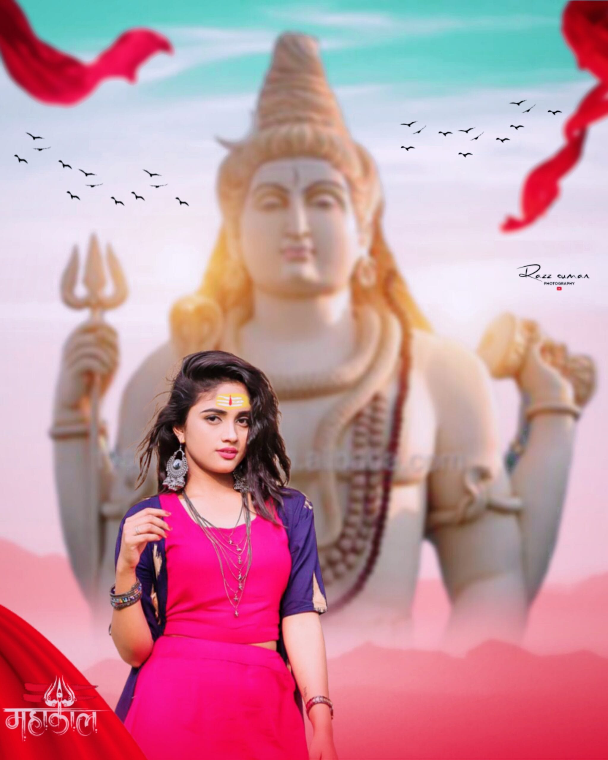 Mahadev Photo Editing Background With Girl Download Full HD - Razz ...