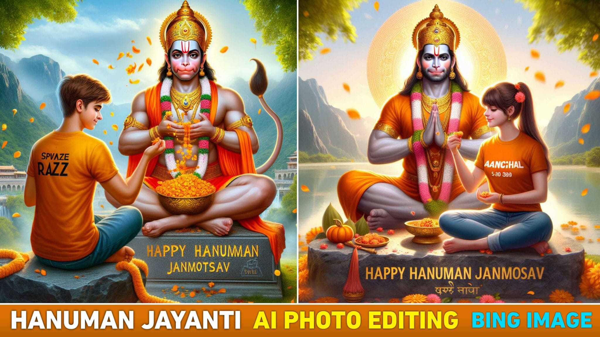 Hanuman Jayanti Ai Photo Editing