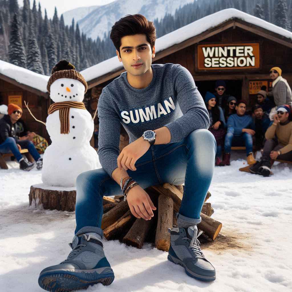 Winter Session Ai Photo Editing Prompt | Bing Image Creator