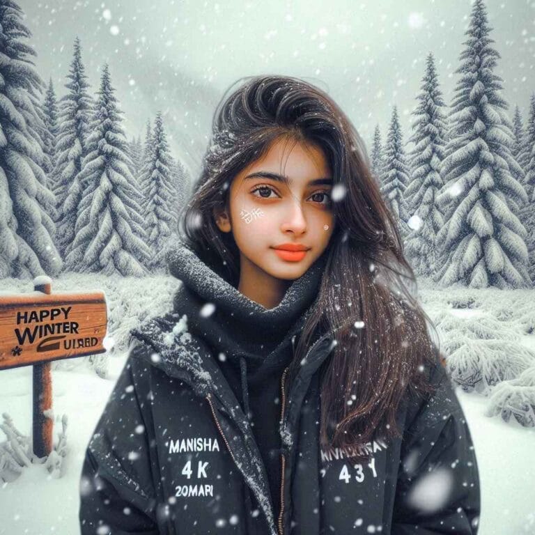 Winter Session Ai Photo Editing Prompt | Bing Image Creator