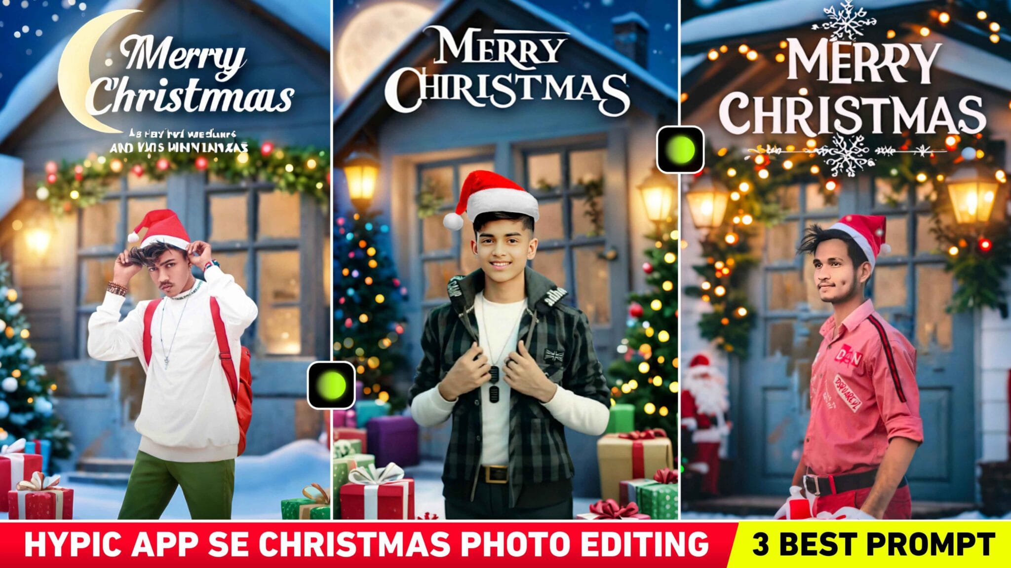 Hypic App Christmas Photo Editing Prompt