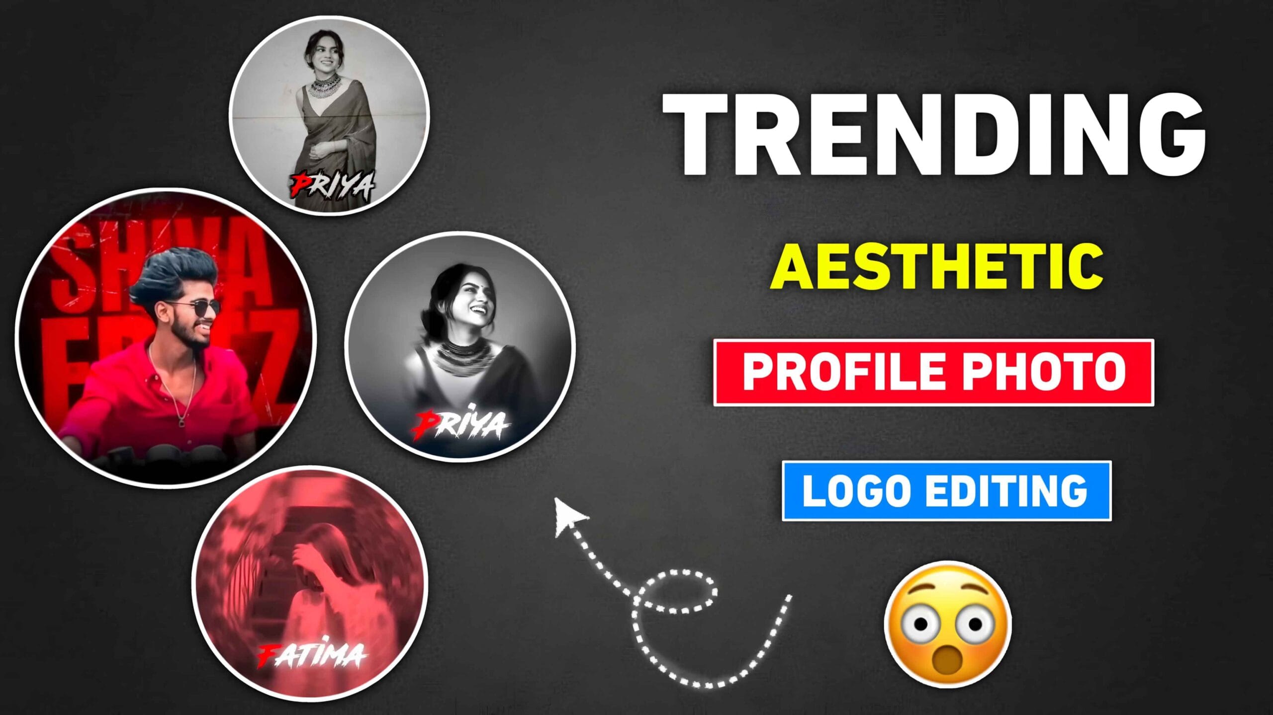 Instagram Viral Aesthetic Profile Picture Logo Editing 2025