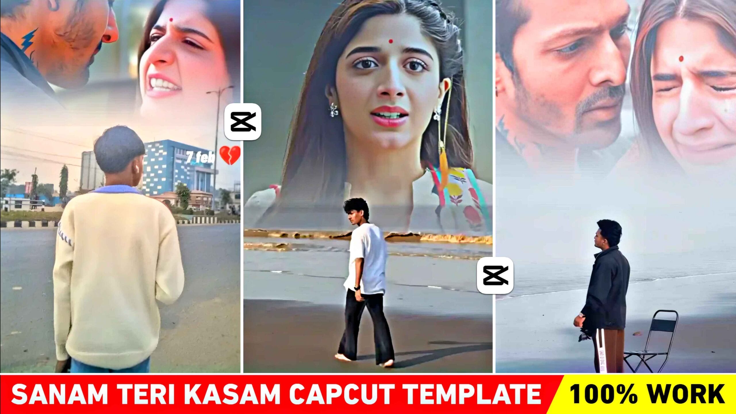 Sanam Teri Kasam Capcut Template Link 2025