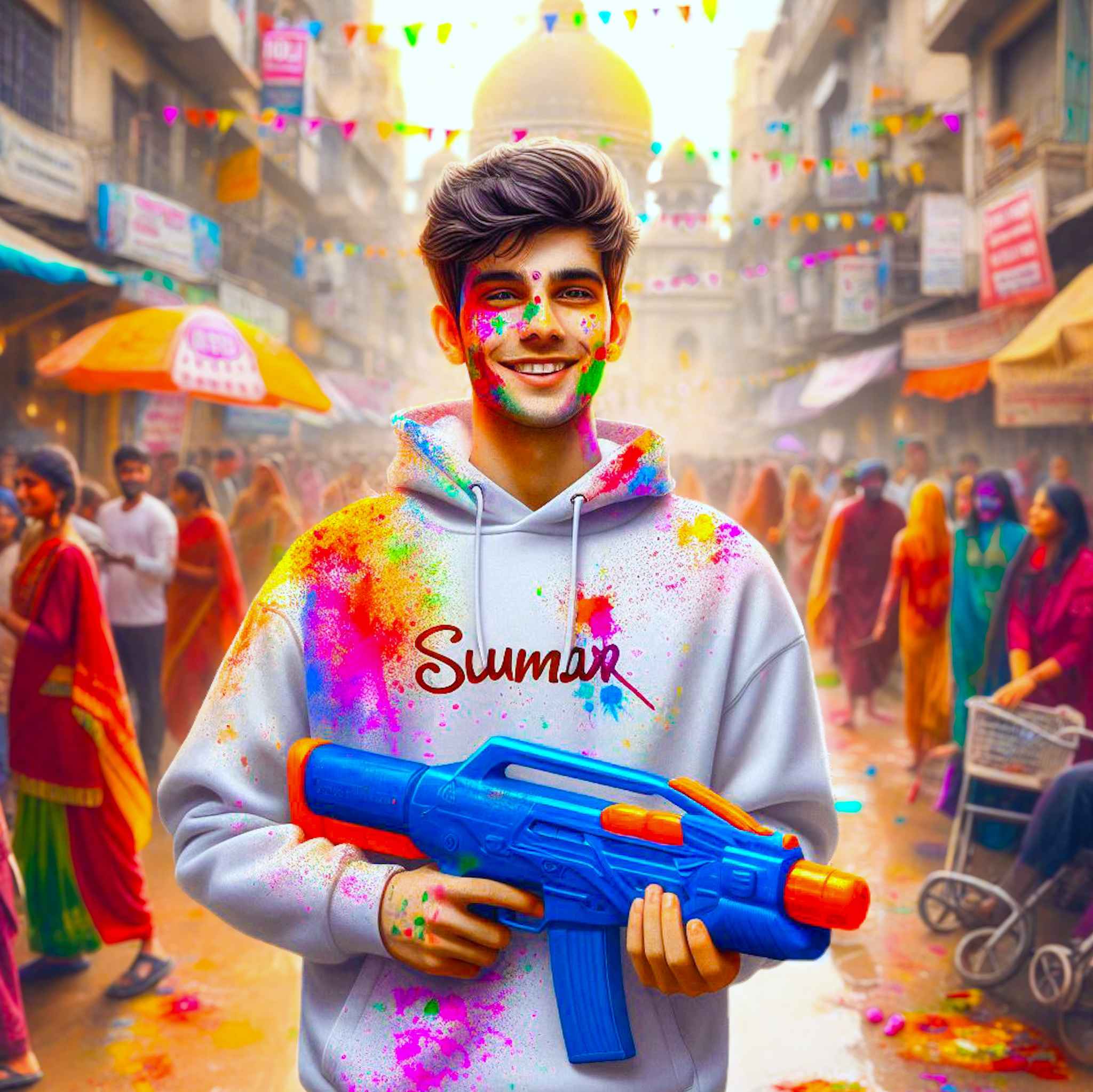 Happy Holi Ai Photo Editing Prompts 2025 | Bing Ai Image