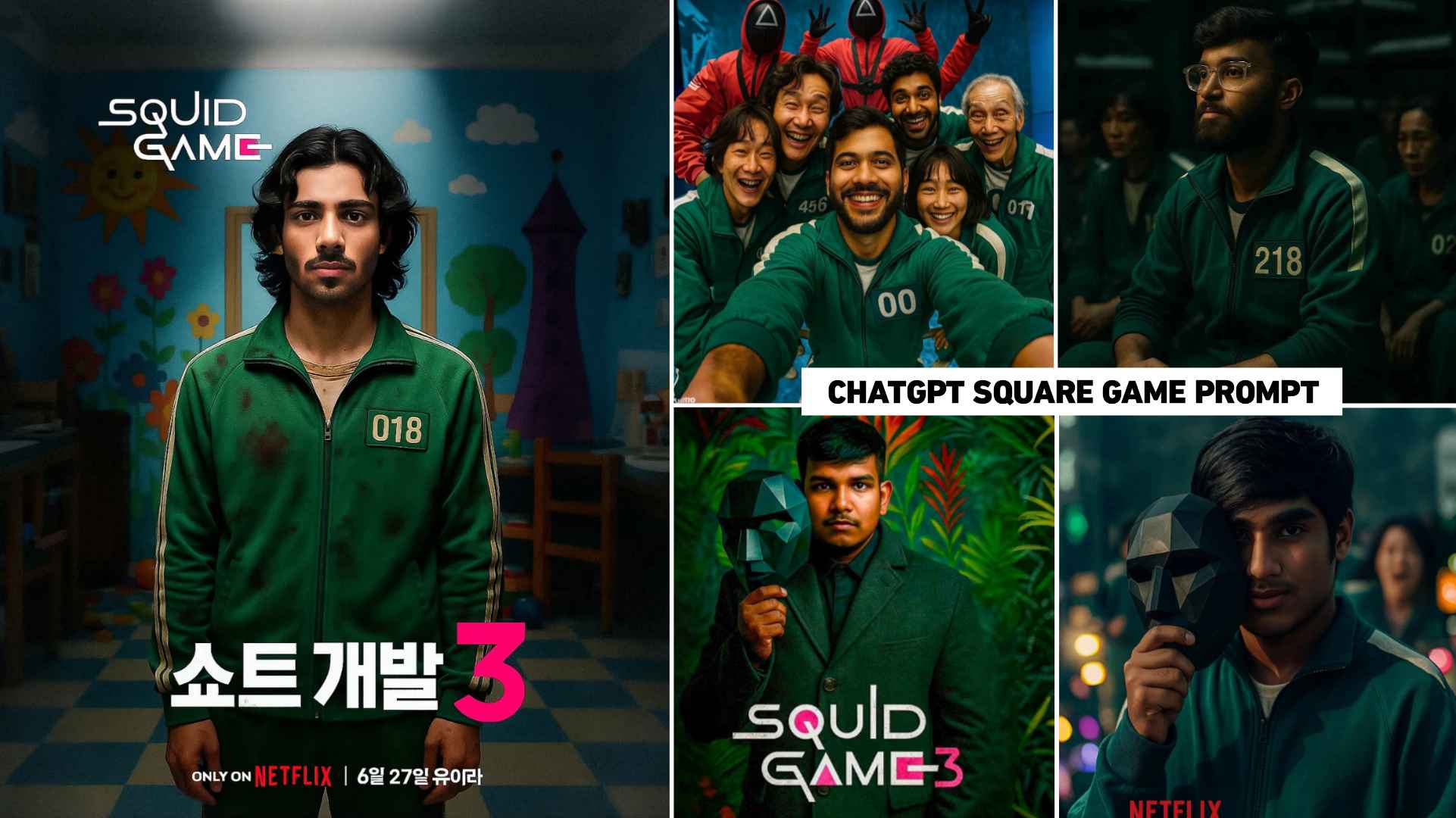 Chatgpt Squid Game Ai Photo Editing Prompt | Chatgpt Prompt