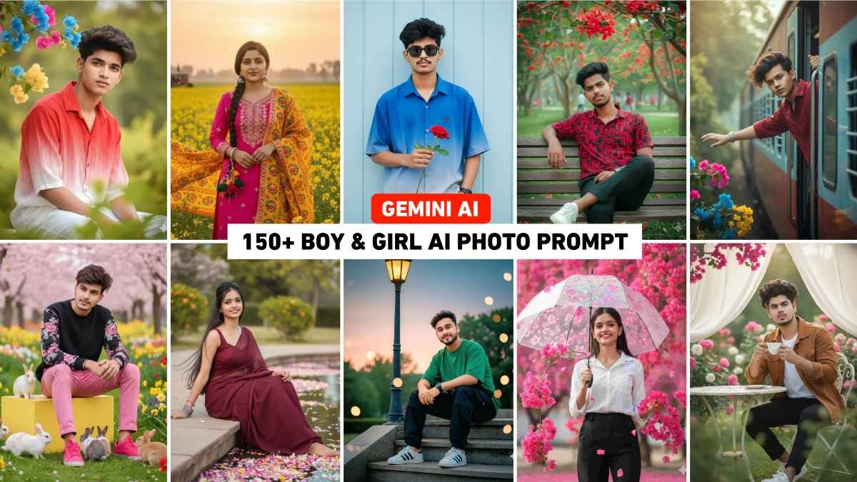 150+ Google Gemini Boy & Girl Ai Photo Editing Prompts