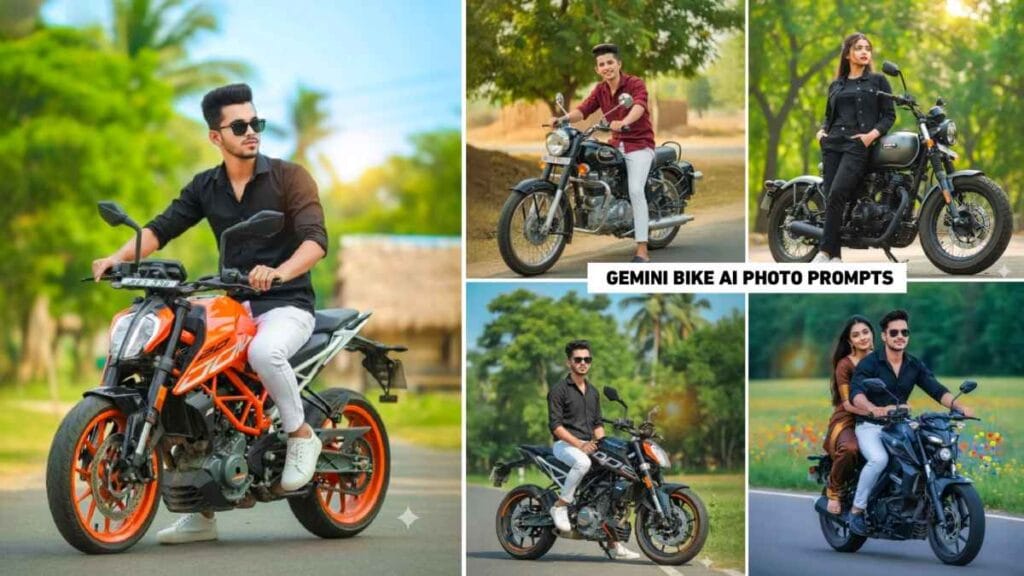 Google Gemini Bike Ai Photo Editing Prompts - Gemini Bike Prompt